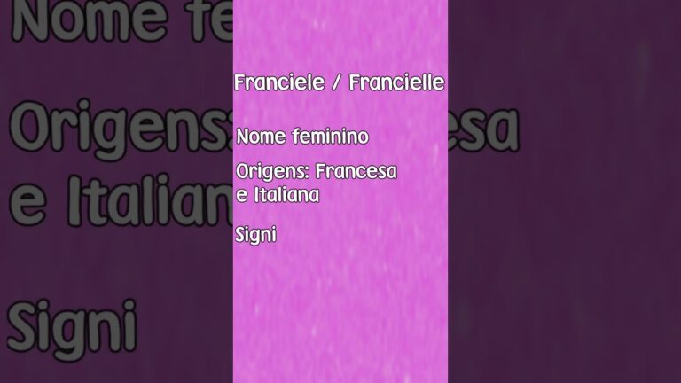 O Significado de Francielle | Actualizado septiembre 2025